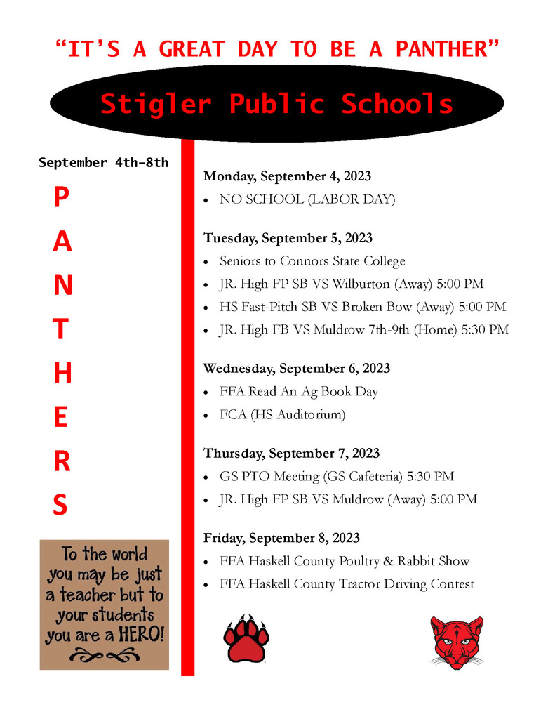 Live Feed | STIGLER PUBLIC SCHOOLS